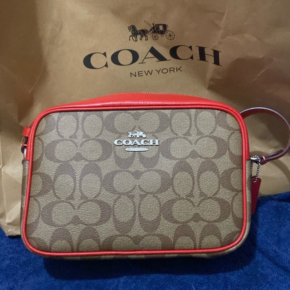 Coach | Bags | Coach Storypatch 224 Signature Canvas Jamie Camera Bag ...